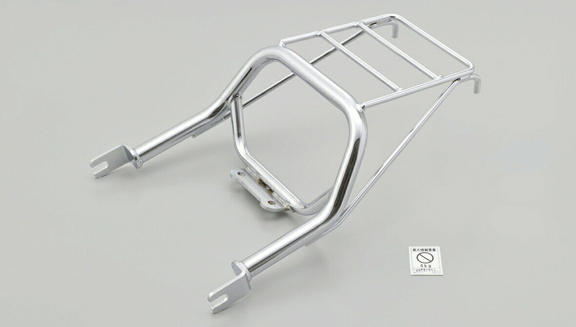 純正グラブバー同径のパイプを使用することで、車体に馴染むデザインにしました。 キャリア装着状態で純正シートの開閉も可能。 ●当社サドルバッグサポート（27510）、ヘルメットホルダー（92651）との同時装着可能。ただし、3点同時装着はでき...