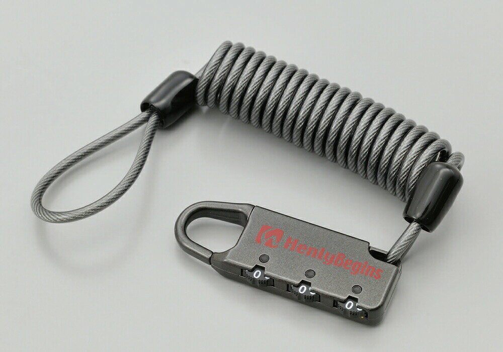 ●カギが増えないダイヤル設定 ●ワイヤー長 1200mm ●仕様変更品 ヘルメットやバッグ、ジャケットのいたずら抑止に ダイヤル式ロックがリニューアル。 ワイヤー先端のループをロック本体が通せる大きさに変更し、より使いやすくなりました。 ま...