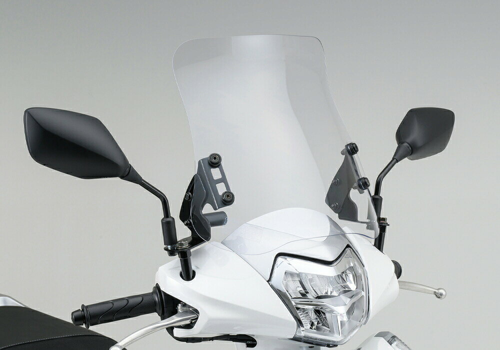 ◆適合車種 LEAD125('13-'23)〈8BJ-JK12,2BJ/EBJ-JF45〉 LEAD125用をリニューアル。 最新モデルまで全年式共通になりました ●スクリーン：ポリカーボネート製（ハードコート仕上げ） ●角度調整機構付き（...