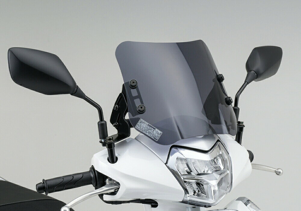 ◆適合車種 LEAD125('13-'23)〈8BJ-JK12,2BJ/EBJ-JF45〉 LEAD125用をリニューアル。 最新モデルまで全年式共通になりました ●スクリーン：ポリカーボネート製（ハードコート仕上げ） ●角度調整機構付き（...