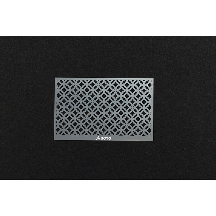 ゆらめく炎にアクセントを与えるデザインシート 和をモチーフにした七宝（しっぽう）柄です。 七宝（しっぽう）柄以外にも、別売りで「麻の葉（あさのは）」「青海波（せいがいは）」の各柄をご用意しています。 それぞれの柄をお好みでチョイスしていただ...