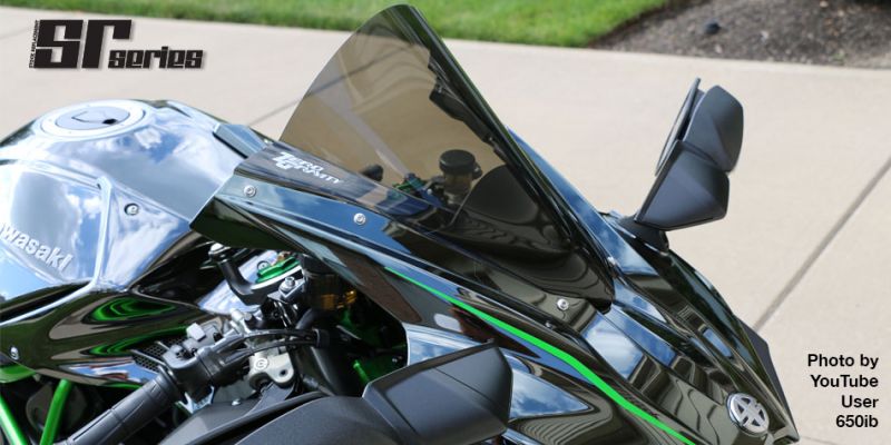 ◆適合車種 NINJA H2(ABS)(15-23) ノーマルスクリーン形状をモチーフにしたモデル。