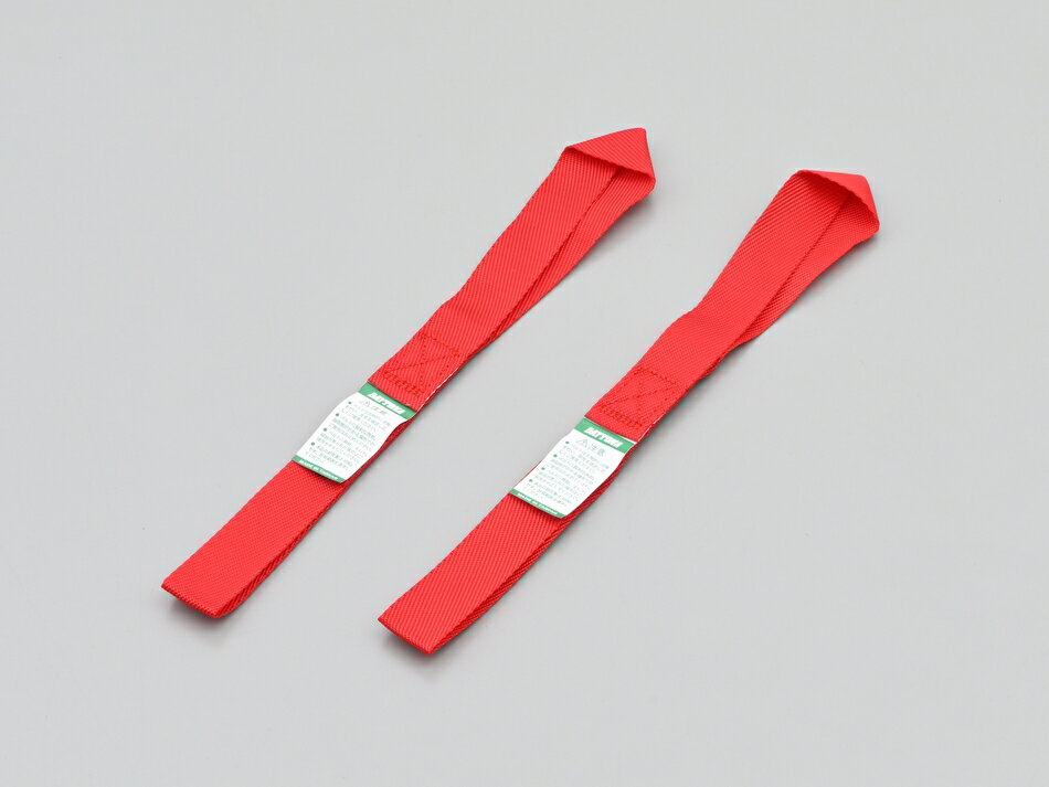 タイダウンベルトと併用することで、オートバイを傷つけずに固定できる補助ベルト。JAN:4909449629888 ・2本入り ・ベルト幅：25mm ・長さ：300mm ・カラー：レッド