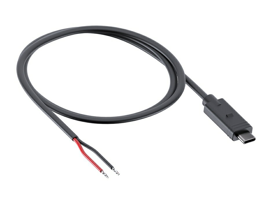 USBポートを介さずに車体から直接ワイヤレスチャージングモジュール（34181/34234）へ接続できるオプションケーブルです。 ・入力：12〜15V / 最大2A ・出力：12V / 2A（USB3.1 Type-C）