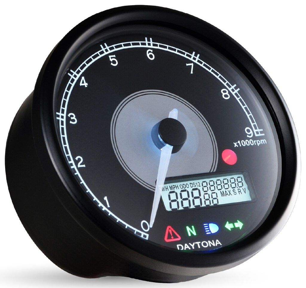 ニードルタイプのタコメーターと液晶表示のスピードメーター、インジケーターを1メーター内に組み合わせたコンパクトな多機能メーター。 Φ80のステンレスボディ仕様。機能 アナログタコメーター 検出可能点火方式：クランク1回転/1点火、2回転/1...