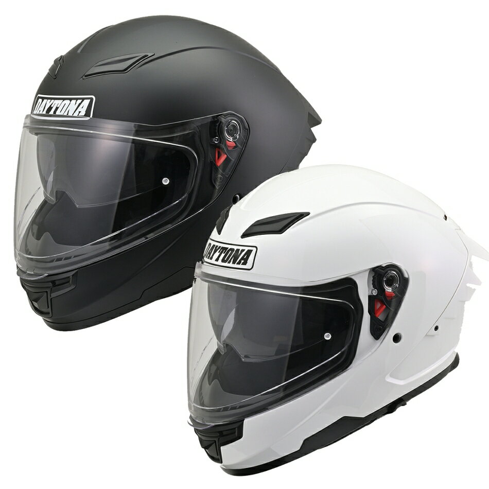 リアスポイラーとインナーバイザーを装備した、抜群の空力と広い視界が特長のスポーティモデル。 [ 大型のリアスポイラー装備 ] 空力に優れる後頭部のリアスポイラー。 ルックスもスポーティに。 [ インナーバイザー ] 左側面のレバーにより開閉...