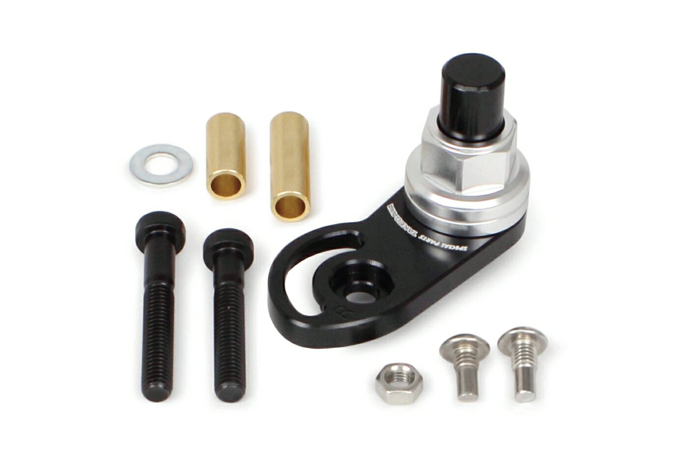 フロントブレーキマスターシリンダーに装着することで、ブレーキレバーを固定できる“パーキングブレーキ” ◆適合車種：汎用・SP武川取り付け確認車両 ■ブレーキレバーをブレーキ状態で固定できる便利グッズ!! ■ブレーキレバーを再度握ることで、簡...