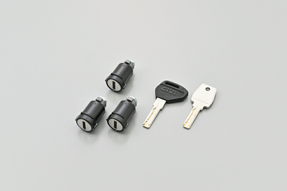 TREKKER OUTBACK EVO/SMART専用のロックセット。 トリプル装着の場合、SLR103 3セットを使用することで、トップ、サイドケースを同じ鍵にすることが可能です。 ・3セット