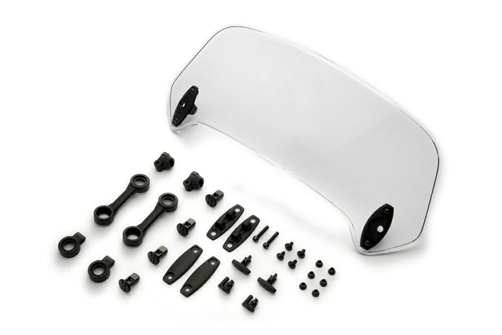 カタログ品番: XCA-C メーカー品番: 4025066125036 JANコード: 4548664644629 「エクスクリーン ツーリング」は、純正スクリーンやMRAスクリーンに装着できる大型の汎用可変式スポイラーです。プラスアルファ...