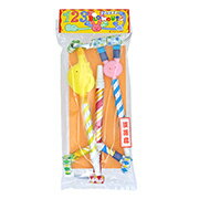 パッケージサイズ／W12.5×H31×D5cm 主な材料／紙、ポリスチレン、ポリプロピレン、ステンレス 対象年齢／6才以上 製造国／日本製お土産用や配り用におすすめ。和風のセット