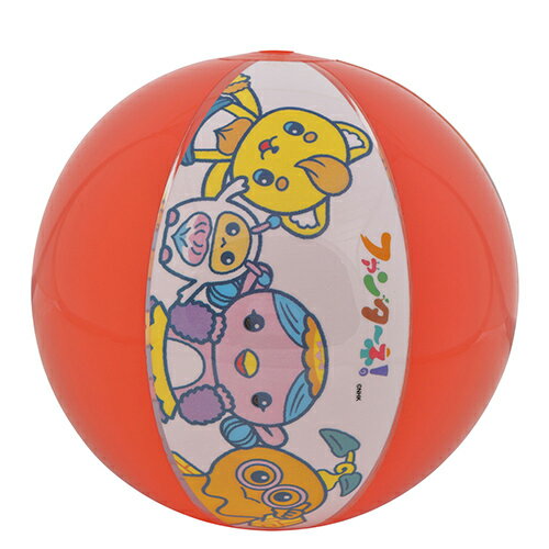 商品サイズ：膨らまし後直径約28センチ パッケージサイズ：18×21×1.5センチ ファンターネのビーチボール！ ミモモ、ルチータ、ヤコロ、あーぷぅがみんな登場しているよ。 目指せ浜辺のビーチバレー王！