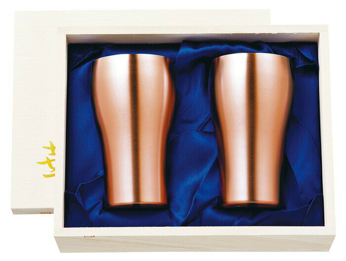 【2022 STAGE GIFT CATALOG 229シリーズ】はコチラ 【商品名】 華タンブラー 200ml 銅ミラー 桐箱セット 【品番】 2853 【商品コード】 0402038 【材質】 本体：銅、内面：錫メッキ、外面：焼付クリア...