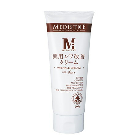 【メディステ 薬用 シワ改善】シリーズはコチラ 【商品名】 メディステ 薬用 シワ改善 クリーム 200g 【内容量】 200g 【成分】 ●有効成分：ナイアシンアミド、グリチルリチン酸2K ●その他の成分：マルトース・ショ糖縮合物、シア脂...
