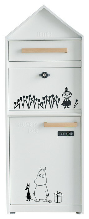 【SETO CRAFT 2025秋冬 オリジナルカタログ 259シリーズ】はコチラ 【品番：商品名】 M25-0013：宅配BOX付ポスト（ムーミン） 【JANコード】 4945119106051 【仕様】 38W×32.2L×101H 投...