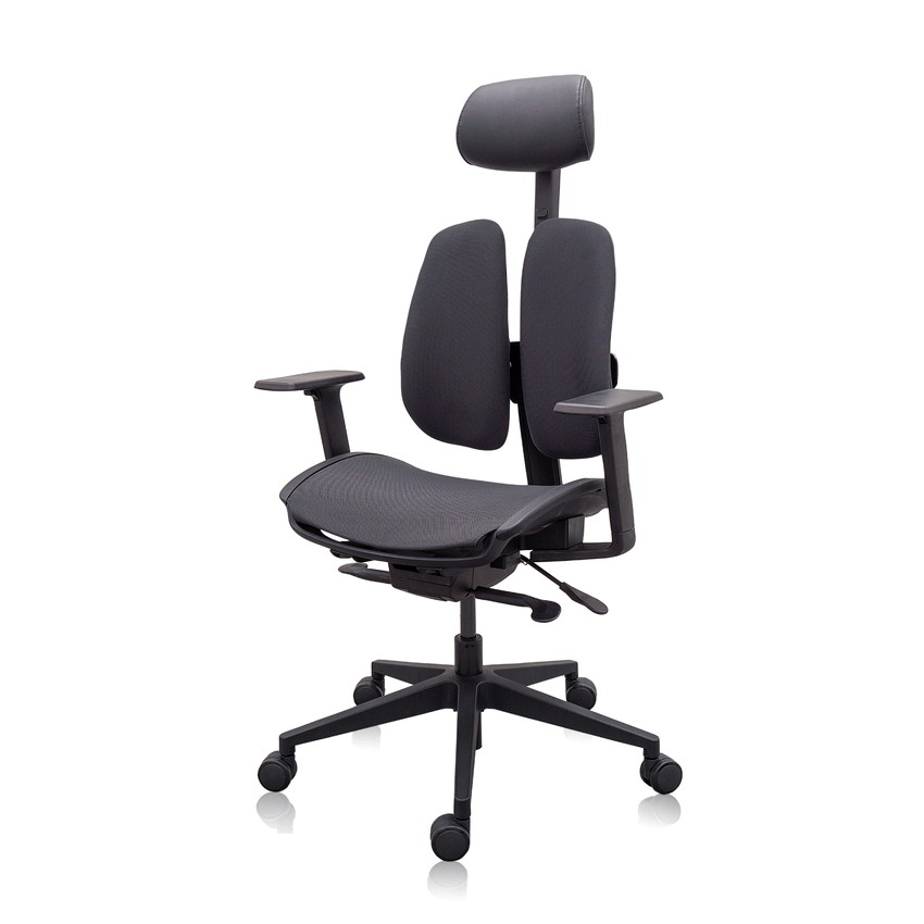 【デュオレスト DUOREST NEXT4 BLACK （ヘッドレスト無）】はコチラ 【モデル名】 NEXT3　BLACK（ヘッドレスト有） 【商品サイズ】 総幅69／総奥行67-84／総高114-135.5／座高44.5-55.5／座幅4...