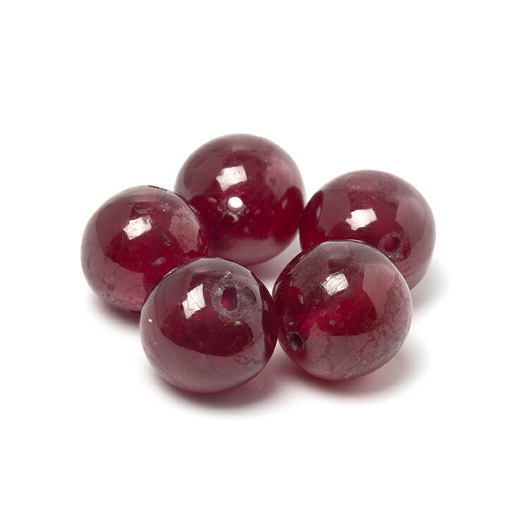 Ruby【粒売り/バラ売り】宝石質ルビー 10mm（傷・不純物あり）希少な「宝石質ルビー」の10mmサイズの天然石 粒売り販売です。ルビーは、ダイヤモンド、エメラルド、サファイア、アレキサンドライトと合わせて、「五大宝石」と呼ばれています。...