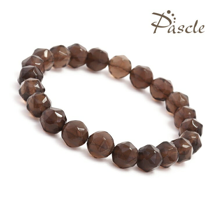 Smoky Quartzスモーキークォーツ（スターカット)8mm シンプルブレスレット「スモーキークォーツ」の8mm玉を使用したパワーストーンブレスレットです。透明感もあり、男性的な魅力も感じるスモーキークォーツですが、「クォーツ」という名...
