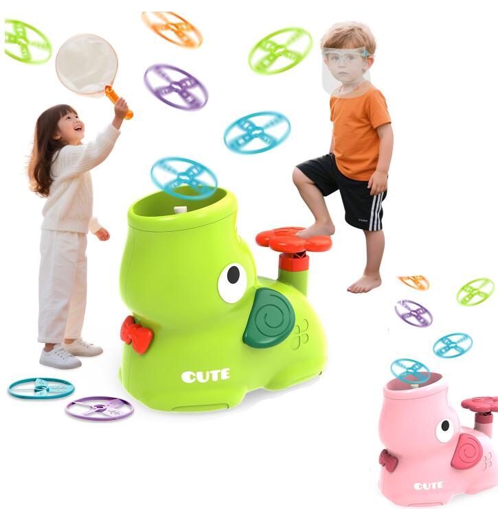 商品情報【遊び方簡単】パッケージ内容: 象のフライングランチャー 1 台、フライングディスク 16枚、キャッチングネット 2 個、保護マスク 1 個。電池不要で簡単に遊べます。子どもたちは象のランチャーを踏むだけで、象の口からフリスビーが発...