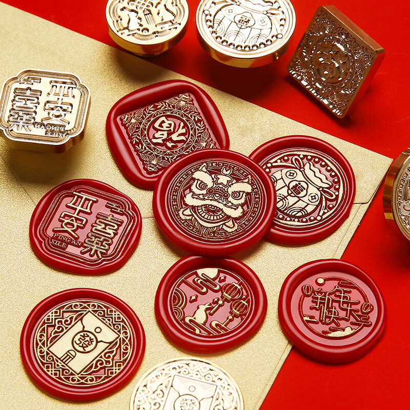 商品情報【セット素材】シールスタンプは真鍮製で、滑らかで光沢があり、非粘着性で、お手入れが簡単です。ヴィンテージレトロなクラシックスタイルで、きれいで美しい跡が残ります。【可愛いと爽やか】一般のニーズを満たすことができ、面白さを追加します。...