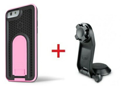 送料規定・納期はこちらでご確認下さい。ご注文処理の状況によりキャンセルや、ご注文内容修正へご対応出来ない場合がございます。 ★「X-Guard iPhone6用ケース（ピンク）&三脚ホルダー」のセット購入ページです。　 他カラーのケース・ガ...