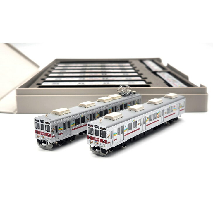 【中古】　グリーンマックス 4178 + 4179 東急 8500系 TOQ-BOX 基本6輛 + 4輌編成セット 動力付き鉄道模型 電車 模型 鉄道 鉄道コレクション 東京急行電鉄 車体に施された虹や音符、楽器の装飾を診察により忠実に再現...