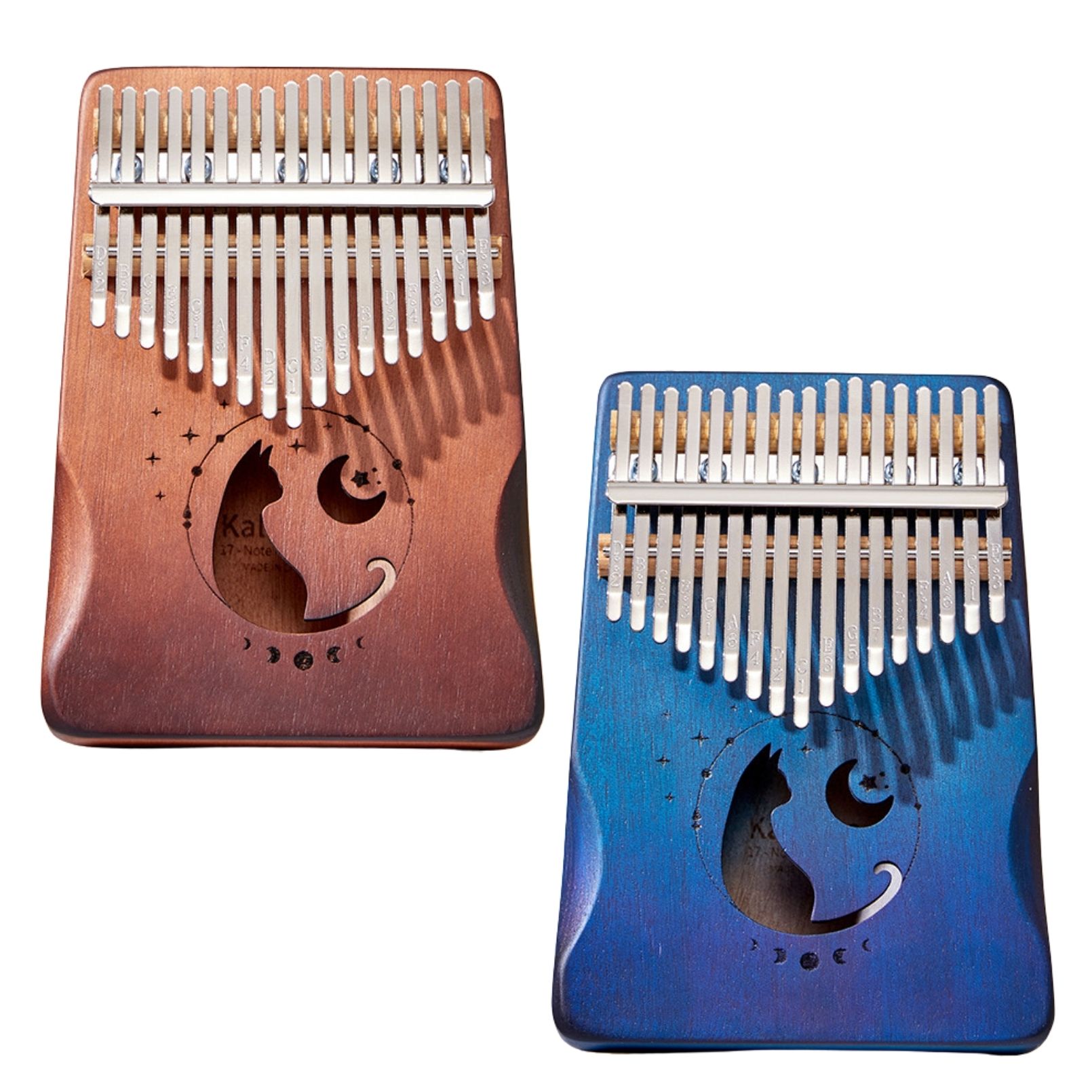 商品コード B0F5W9H9X4 商品名 Boono カリンバ 17キー 猫 指ピアノ サムピアノ 初心者向け 綺麗な音色 楽器 日本語説明書付き (2色セット,ブラウン+ブルー) ブランド Boono 個数 ブラウン+ブルーの2個セット ...