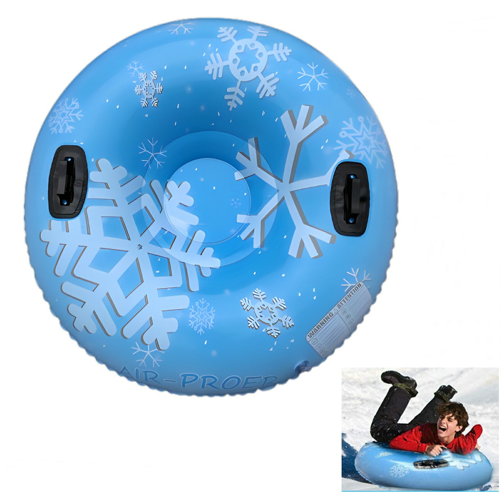商品コード B0DJND2ZKT 商品名 Boono スノーチューブ ハンドル付き ソリ そり 大人 雪遊び 玩具 大人用スノーチューブ (110cm 大人用 ブルー) ブランド Boono サイズ 膨張後直径約110×高さ33cm カラー...