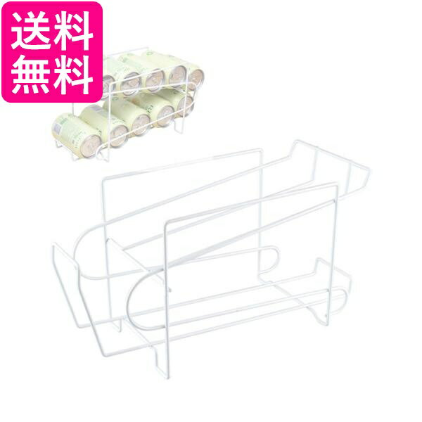 【商品説明】 ・冷蔵庫の中で散らかりやすい350ml飲料缶をスッキリ収納できます。 ・缶を上の段から転がし、下の段から冷えた缶を取り出します。 ・「冷えた缶」と「新たに取り出す缶」との面倒な入れ替えが不要です。 【商品仕様】 カラー ホワイ...
