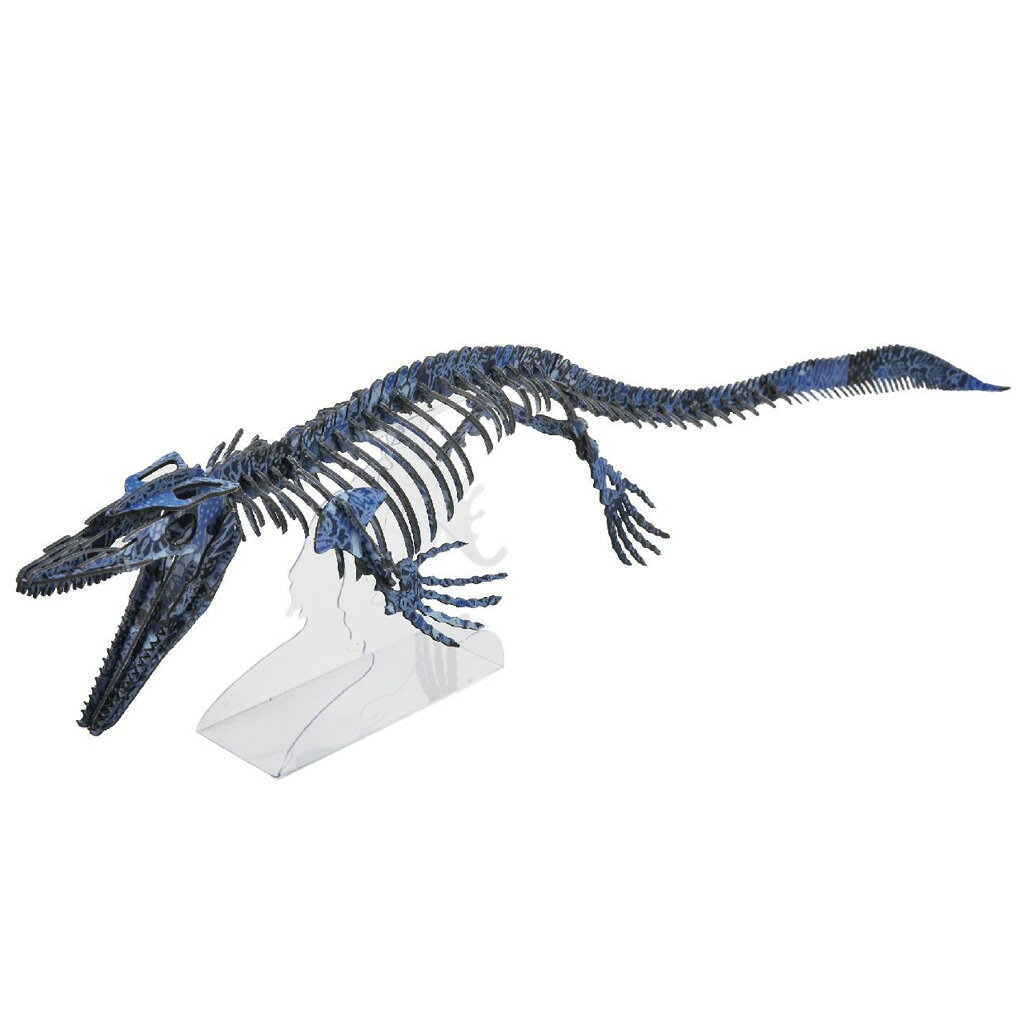 商品詳細 メーカー PazuMe（株式会社ウラノ） サイズ 組立時サイズ 約W350mm×D100mm×H100mm パッケージ 約T224mm×Y120mm パーツ数 54 材質 特殊厚紙 商品説明 「＜越前和紙＞モササウルス（台座付）〈...