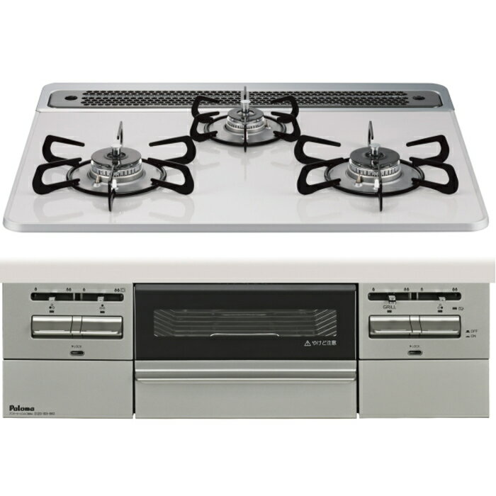 離島・沖縄の送料については、ご利用ガイドの [決済・配送・返品] をご確認ください。 延長保証については、こちらをご確認ください。 詳細 設置タイプ： ビルトイン ガス種類： 都市ガス 強バーナー位置： 両側 コンロ口数： 3 口 トッププ...