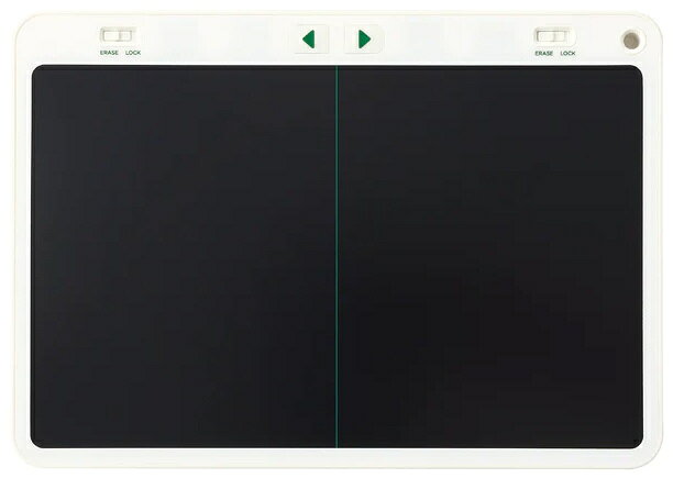 電子メモパッド ブギーボード 2画面分割モデル 詳細スペック 電気用品安全法(本体)非対象 電気用品安全法(付属品等)非対象 電気用品安全法(備考)非対象：直接電源に接続しないため