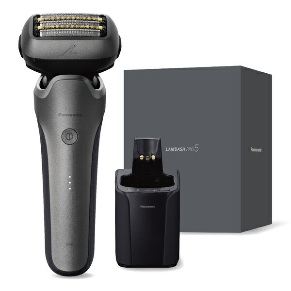 ラムダッシュPRO 5枚刃（チタンシルバー） 1．5枚刃×ラムダッシュ史上最速（★Panasonicリニアシェーバー ラムダッシュにおいて。2025年7月30日現在。★）リニアモーター約14000ストローク/分＝約70000カットアクション...