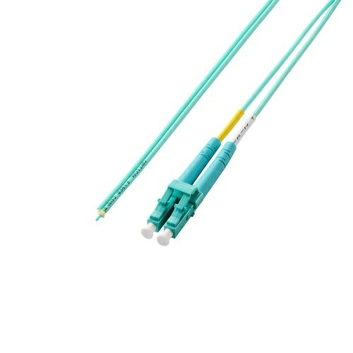 光ファイバー/LC-OPEN/2芯/OM3/1.5m ■光で信号を伝送し、大容量のデータ伝送が可能な光ファイバーケーブルです。10Gbpsの高速通信に対応します。データセンターなどの高速・中距離伝送が可能です。 ■外部からのノイズの影響がな...