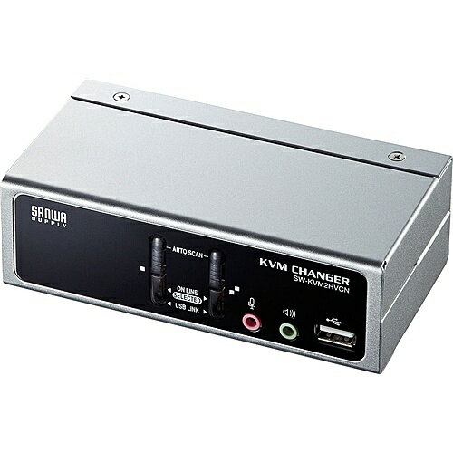 USB・PS／2コンソール両対応パソコン自動切替器（2：1）