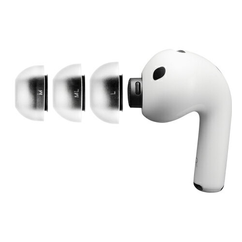 SednaEarfit max for AirPods Pro 3 [イヤーピース M/ML/Lサイズ各1ペア] 3つの独自最新技術を駆使して新開発したApple社製のカナル型完全ワイヤレスイヤホンAirPods Pro 3専用イヤーピース...