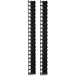 Vertical Cable Manager for NetShelter SX 600mm Wide 42U (Qty 2) ●PDUチャネル部上のペグ用の穴に取り付け、ケーブルを収容します●42U用ラック背面垂直ケーブルマネージャー C...