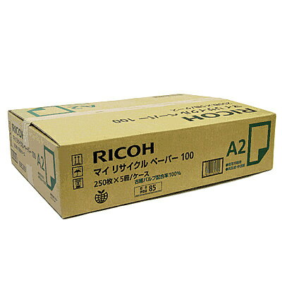マイリサイクルペーパー100 A2 T目 1ケース(250枚×5) 詳細スペック タイプカット紙 サイズ(規格)A2 厚さ96±4μm 入数250枚x5冊 再生紙(古紙配合率)1% 備考秤量:69±3g/m2白色度:70±3% GPN(グリ...