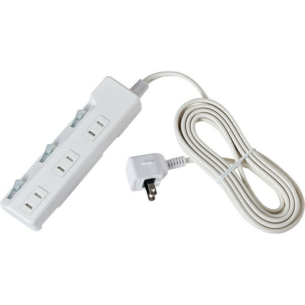 耐雷スイッチ付タップ ●LEDランプ仕様　独立スイッチ●雷から接続機器を守る耐雷サージ付●プラグに雷ガード表示LED付●AC差込口はホコリ・ゴミの侵入を防ぐ扉付●熱や衝撃に強いPBT樹脂採用●コードは、断線に強い保護被ふく●ACアダプター用...