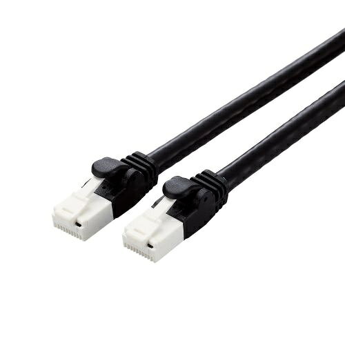 LANケーブル/CAT6A対応/EU RoHS指令準拠/爪折れ防止/簡易パッケージ仕様/1.0m/ブラック ■Cat6A対応LANケーブルのスタンダードタイプです。 ■ツメ折れ防止プロテクターと屈曲に対する耐久性が高い素材のコネクターを採用...
