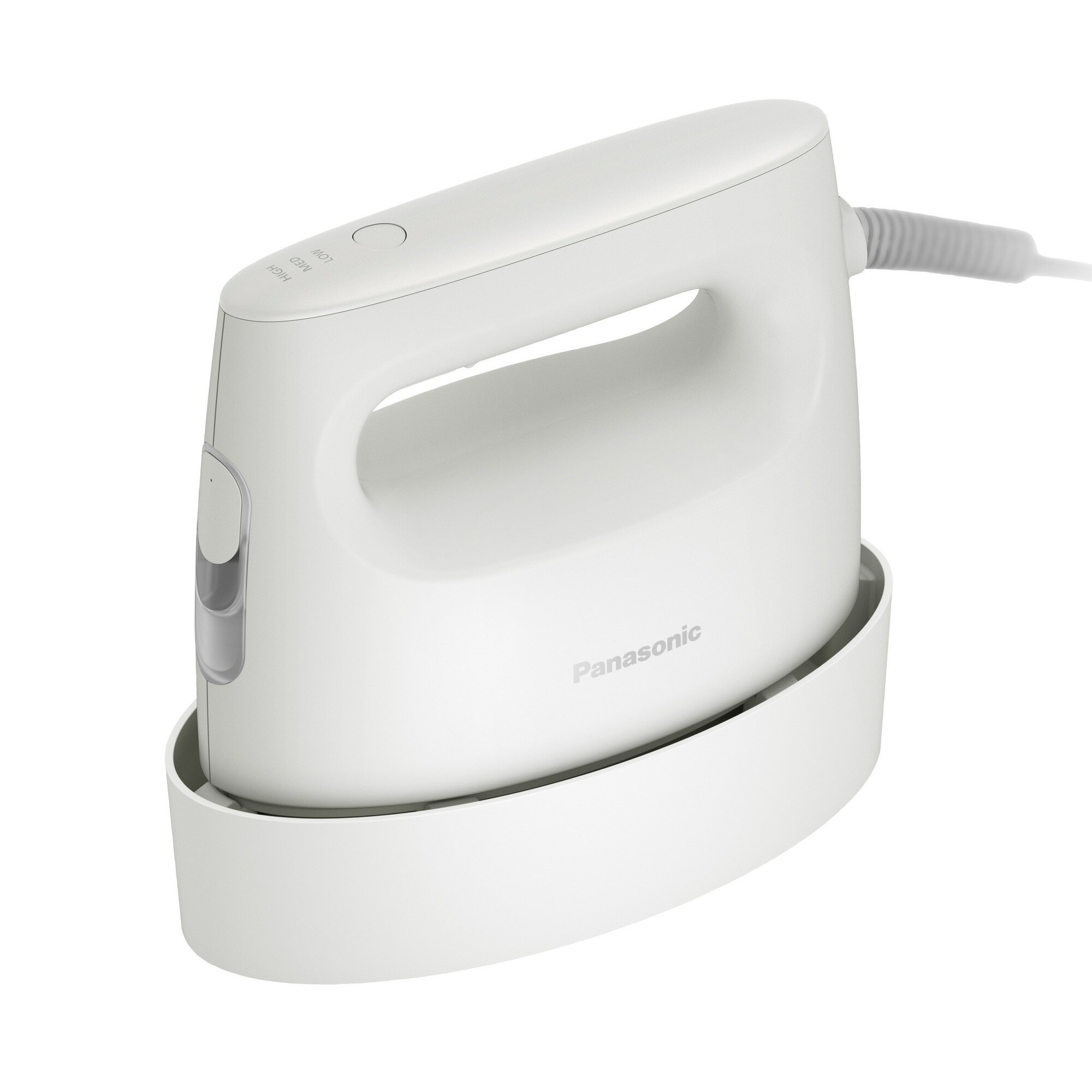 衣類スチーマー（クレイベージュ） 1．Panasonic史上最速（※Panasonic発売衣類スチーマーにおいて（2026年1月現在）※）立ち上がり約15秒で使えて、平均約15g/分の浸透スチームで手軽ながらもしっかりシワをのばせる。2．押...
