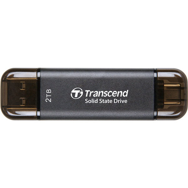 スティック型SSD USB 10Gbps 2TB ブラック 2TB External SSDESD310CUSB 10GbpsType C/A Black