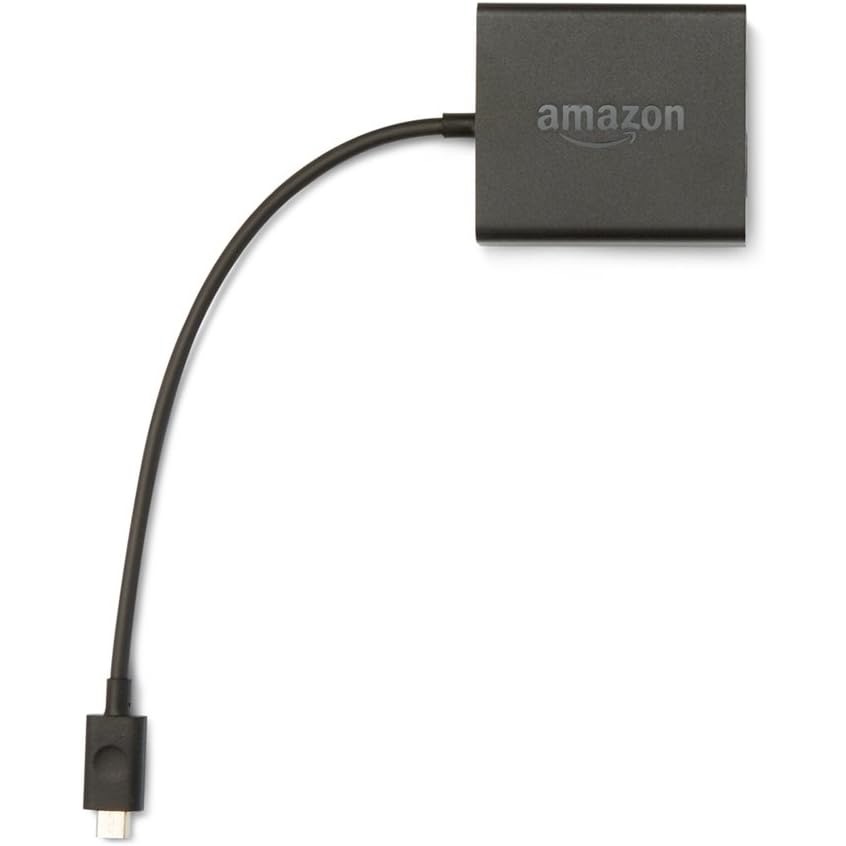 【Fire TV Stick用】 Amazon イーサネットアダプタ ・対応機種‐ Fire TV Stick 4K Max、Fire TV Stick 4K、Fire TV Stick (第3世代)、Fire TV Stick (第2世代...