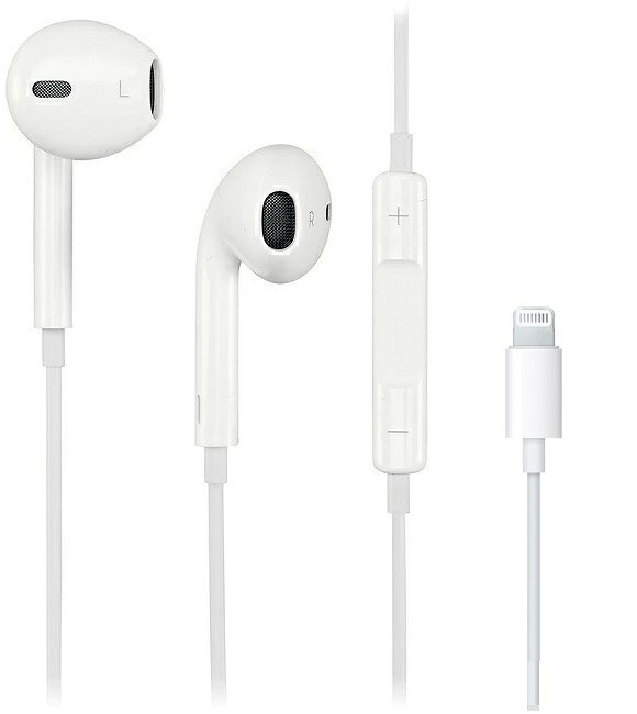 Apple(アップル)純正Lightningイヤホン iPad iPhone iPod対応Lightningインナーイヤー型イヤホン Apple EarPods with Lightning Connector(ホワイト) メーカー型番：M...