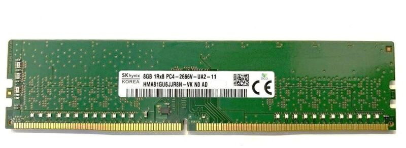 商品詳細 メーカー SK Hynix 型番HMA81GU6JJR8N-VK 仕様DDR4-2666 (PC4-21300) 288Pin デスクPC用 付属品本体のみ。本体保護のため箱入りで送付致します。 保証ご買い上げ後一年間品質保証致し...