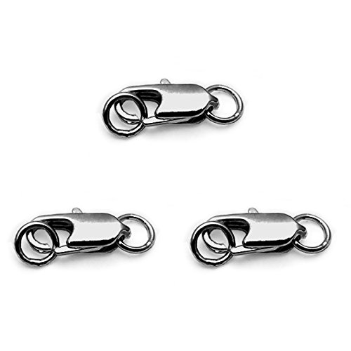 カニカン　10個入り　約17x7x3mm プラチナ色《chkomc-kanikan-sp-pr-10》[ダ.バ] 商品コード chkomc-kanikan-sp-gd 入数・粒数 10個入り カラー プラチナ色 サイズ 約17x7x3mm ...