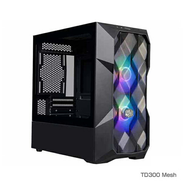 ポリゴンメッシュデザインと優れたエアフローを備えたミニタワー型PCケース [特徴] ・デザインと冷却性能を両立したミニタワー型PCケース ・ポリゴンメッシュ仕様のフロントパネル ・強化ガラス製のサイドパネル ・前面にアドレサブルRGBファン...