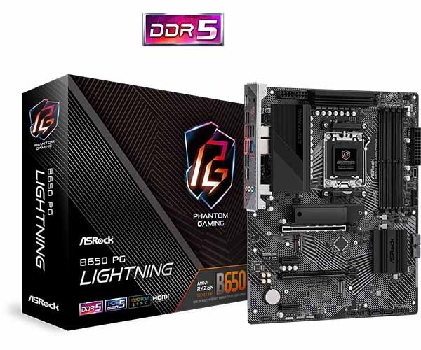 B650 PG Lightning [特徴] ・AMD Ryzen 7000 シリーズ CPU に対応 ・14+2+1 電源フェーズ設計, SPS ・4 x DDR5 DIMMs, 最大 6400+(OC) ・1 PCIe 4.0 x16,...