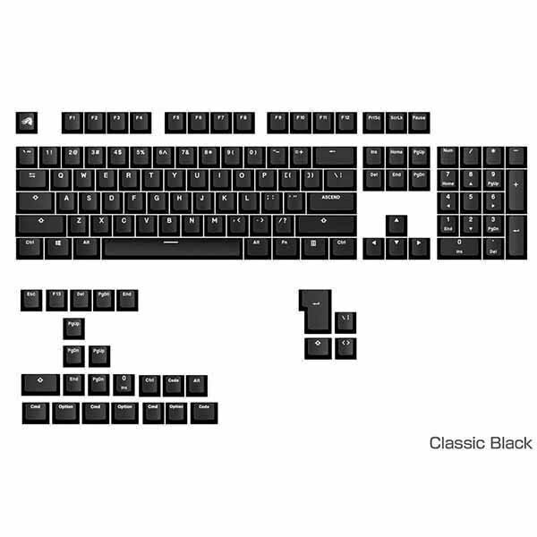 多様なサイズの英語配列メカニカルキーボードに対応した、キーキャップセット [特徴] ・多様なサイズの英語配列メカニカルキーボードで使用可能 ・MX互換キースイッチに対応 ・130個のキーキャップを同梱 ・PBT樹脂とダブルショットプリントに...