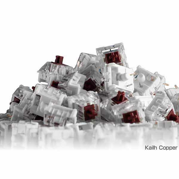 Kailh製キースイッチセット [特徴] ・3ピンタイプの交換用キースイッチ ・ライティングを楽しめる透明なハウジング ・MX互換キーキャップに対応 ・120個入り [仕様] 製品名 Glorious Kailh Copper 対応キーボー...