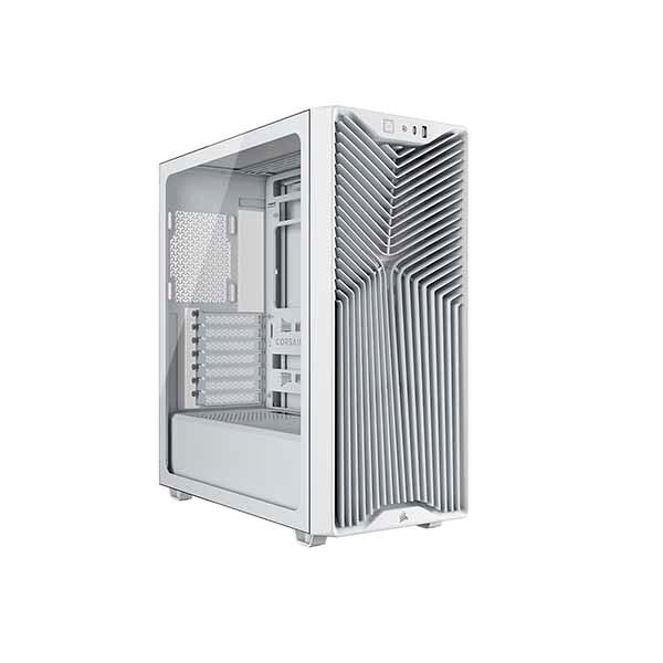 広い内部空間と3基のRS120ファンを備えたミドルタワーPCケース ホワイトモデルです。最大9基の120mmファンや360mmラジエーターに対応し、効率的な冷却と組み立てやすさを両立しています。 [特徴] ・効率的な冷却設計：最大9基の12...